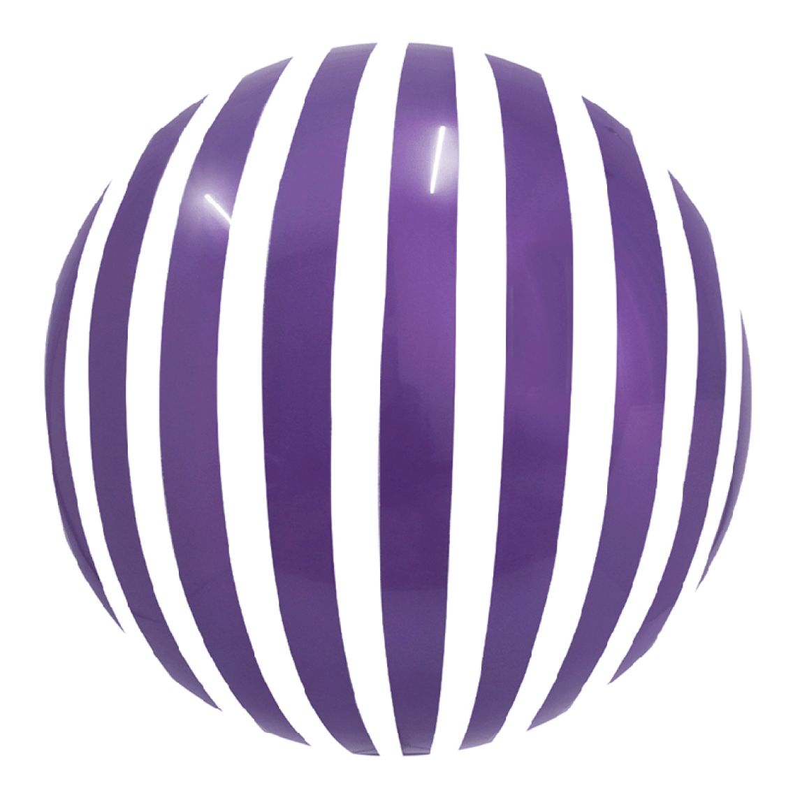 Ballon Bubble Stripe Violet