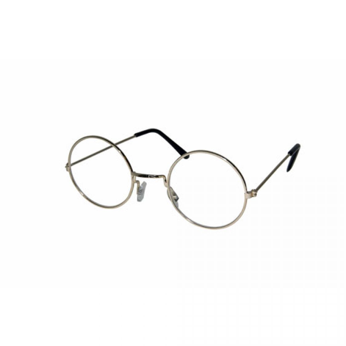 Lunettes métal rondes avec verres or